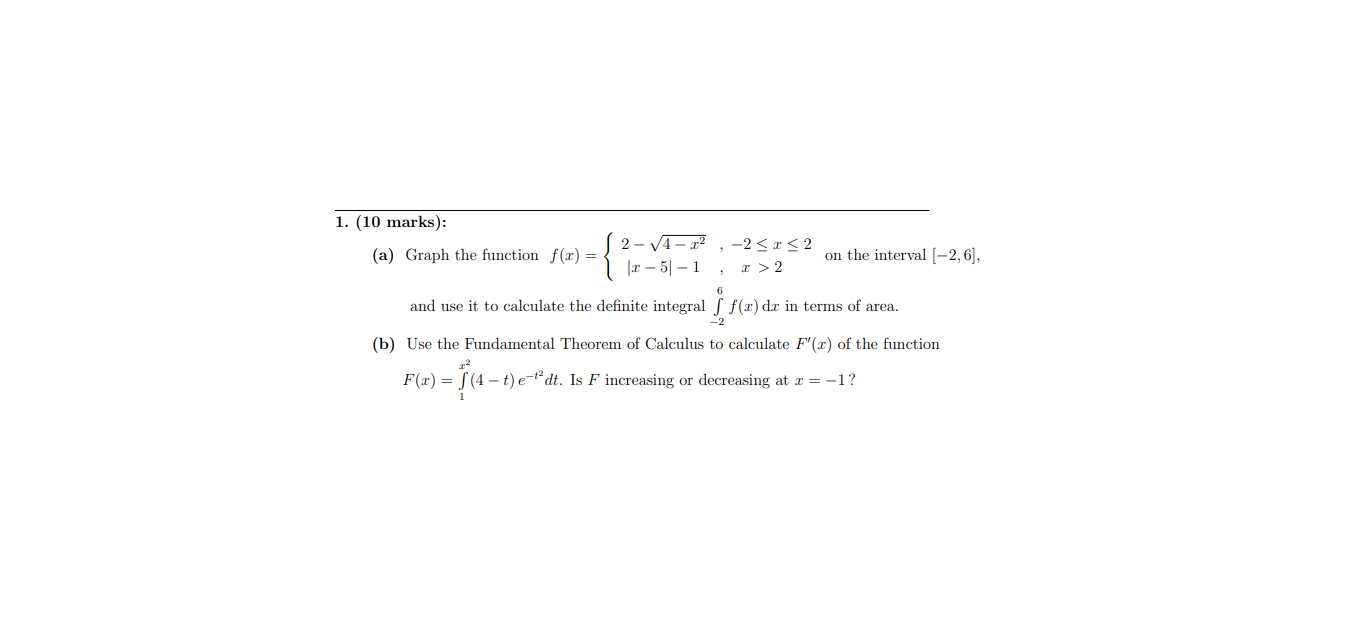 Solved calculate it with area | Chegg.com