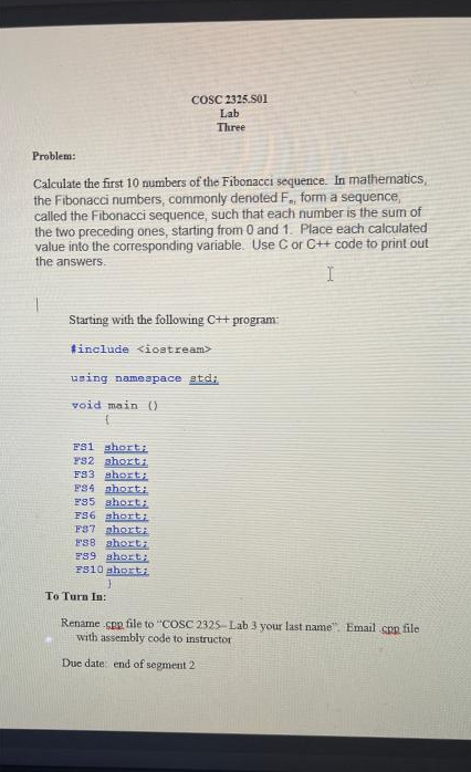Solved I tried doing this by myself with C++ inline assembly | Chegg.com