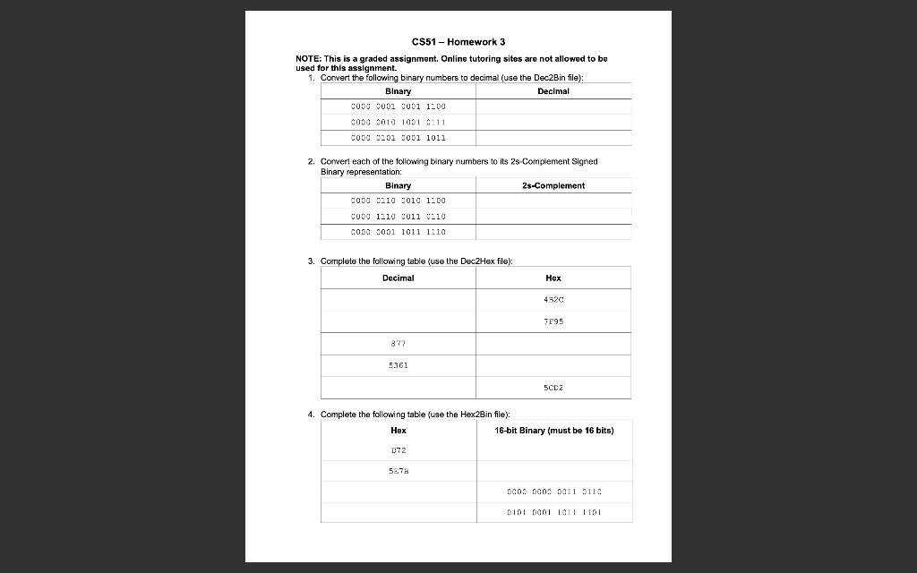 Solved NOTE: This is a graded assignment. Online tutoring | Chegg.com