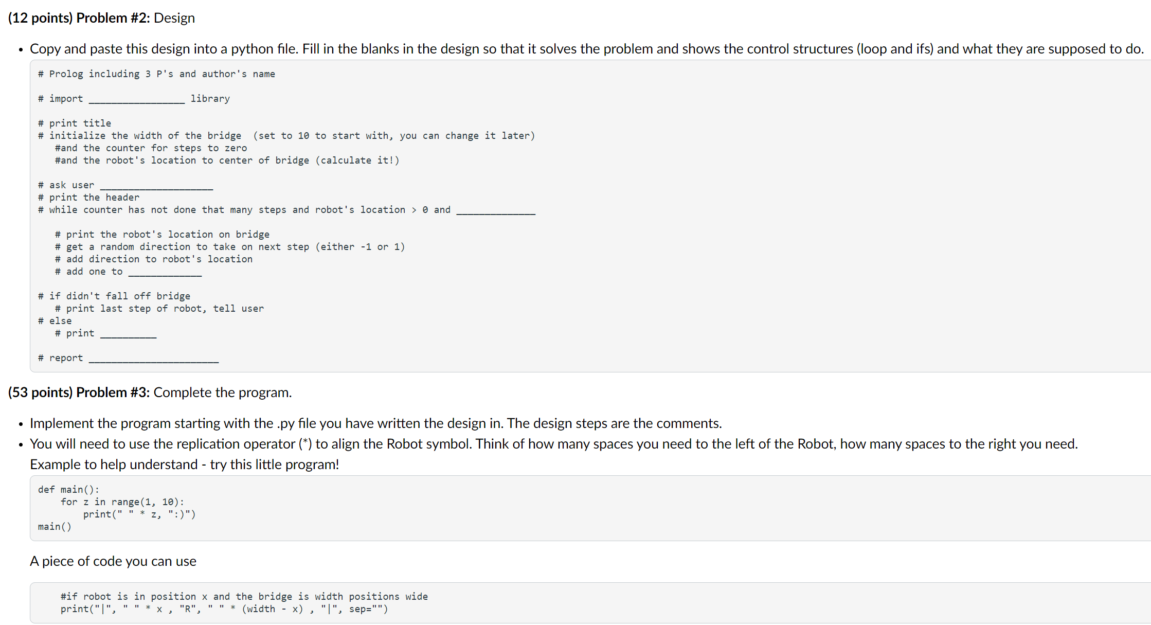 Iou May NOT use break or any of the statements that | Chegg.com