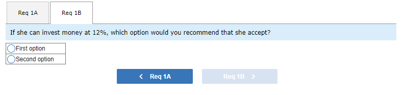 Solved Exercise 12A-2 Basic Present Value Concepts [LO12-7] | Chegg.com