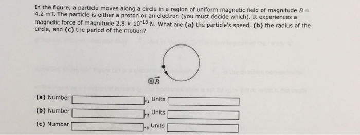 Solved In the figure, a particle moves along a circle in a | Chegg.com