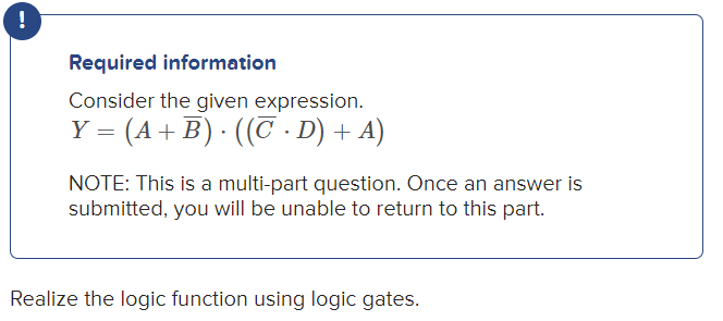 Solved Required information Consider the given expression. | Chegg.com