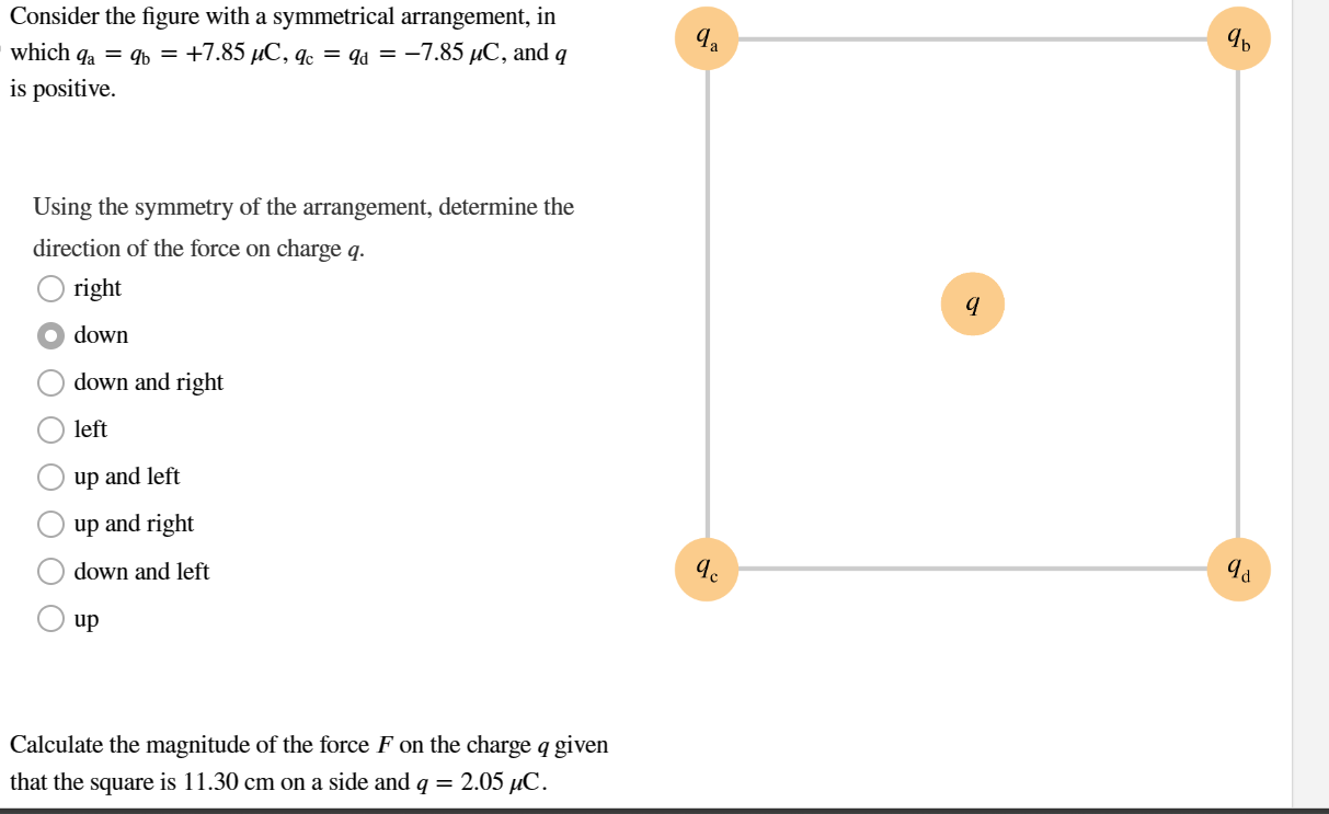 Solved Consider the figure with a symmetrical arrangement, | Chegg.com