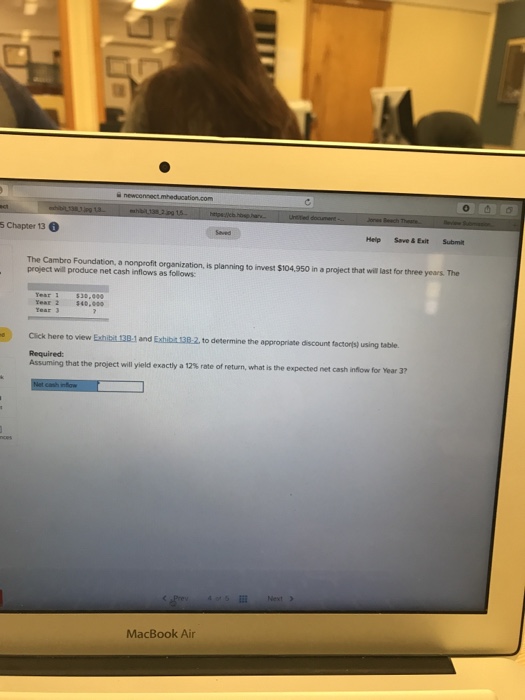 Solved 5 Chapter 13 6 Saved Help Save&Exit Submit The Cambro | Chegg.com