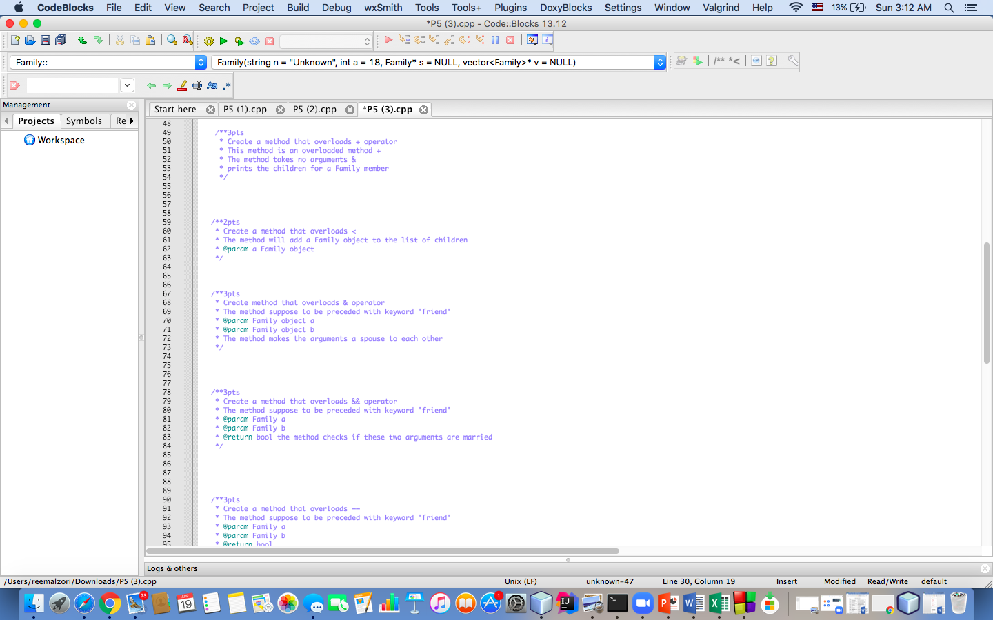 /**Program5 covers classes, Objects, methods and | Chegg.com