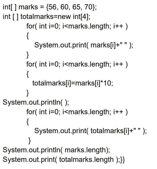 Solved Provide the output of the code given and also | Chegg.com
