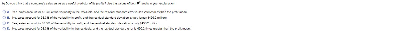 Solved A Business Analyst Was Interested In The Relationship