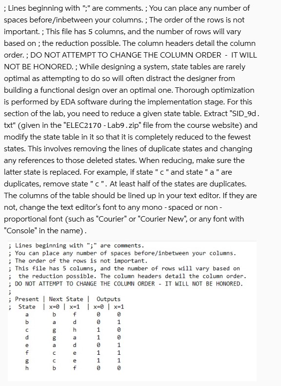 Solved ; Lines beginning with ";" ﻿are comments. ; You can | Chegg.com