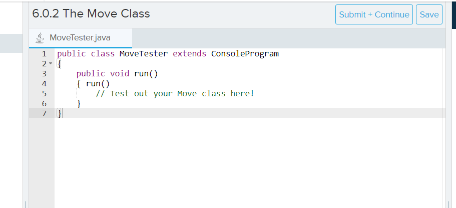 Solved public class Move \{ // Private constants private | Chegg.com
