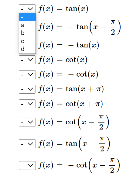 Solved Trigonometric functions are written in general form | Chegg.com