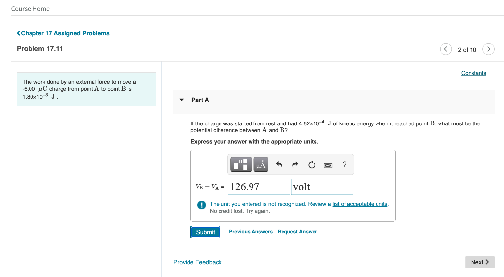 Solved Course Home | Chegg.com