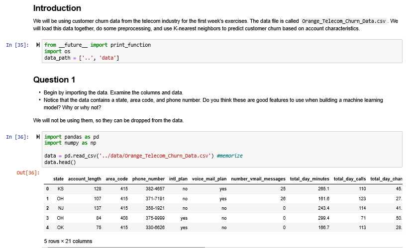 I am using the Anaconda Jupiter software for this | Chegg.com