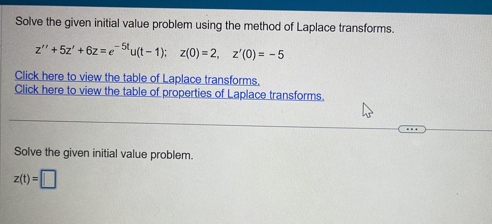 Solve the given initial value problem using the | Chegg.com