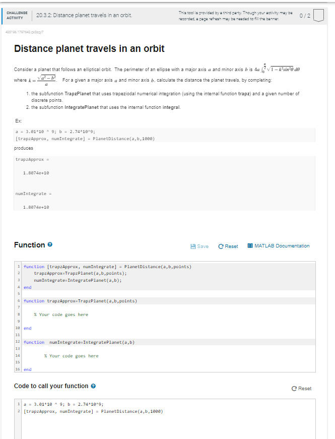 Solved Distance planet travels in an orbit Consider a planet | Chegg.com