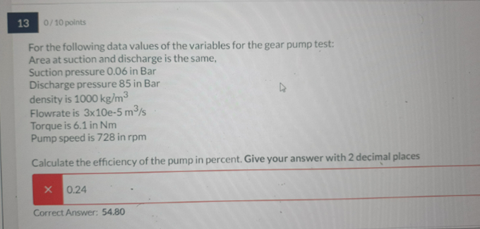 Solved For the following data values of the variables for | Chegg.com