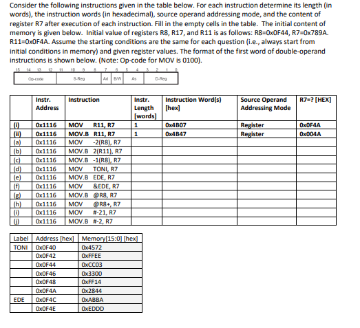 Please Read the Problem and Use the correct numbers | Chegg.com