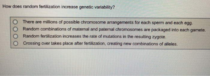Random Fertilization