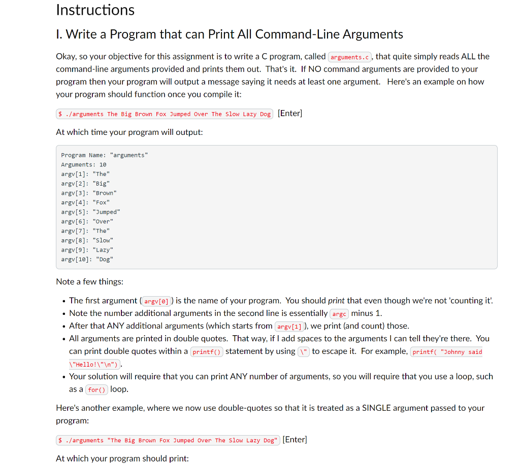 Solved Instructions 1 Write A Program That Can Print All 1274