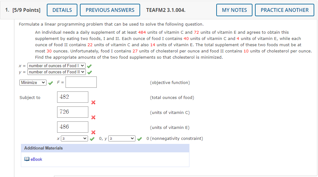 Solved Formulate a linear programming problem that can be | Chegg.com