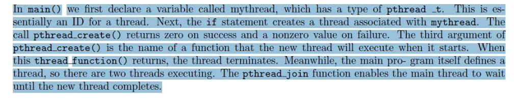Solved Consider The Following Code Using The Posix Pthreads 