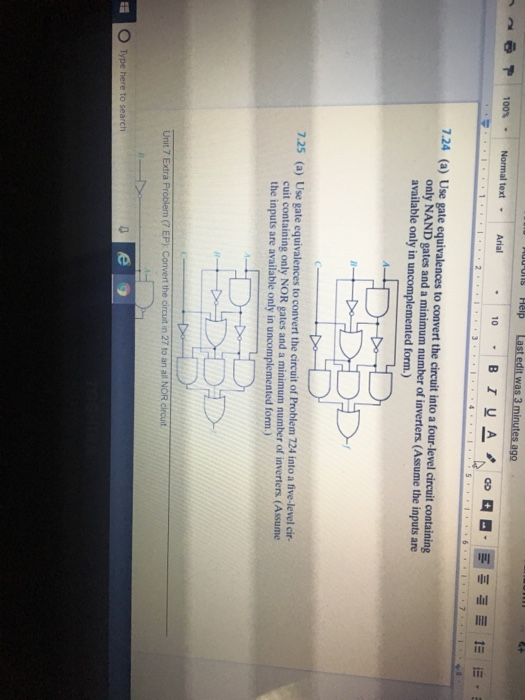 Solved Unit 7 Text Problems: 21, 24a, 25a 7.21 Realize each | Chegg.com