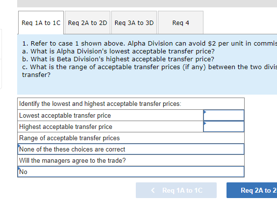 Solved Alpha and Beta are divisions within the same company. | Chegg.com