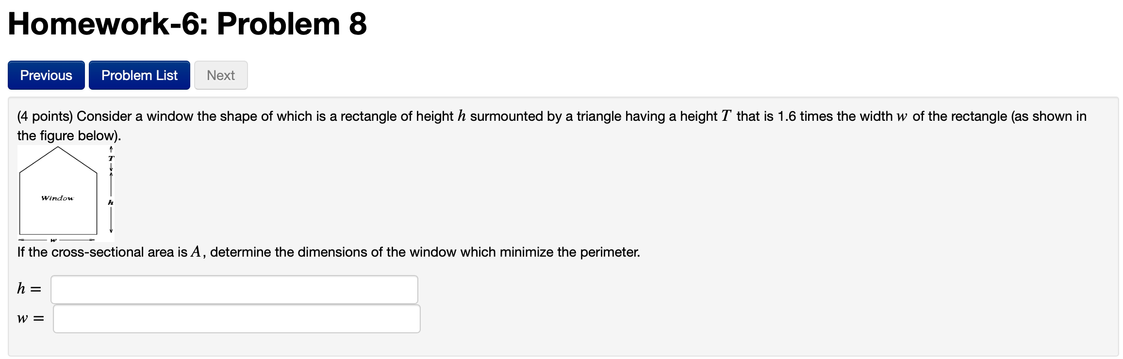 Solved Homework-6: Problem 8 Previous Problem List Next (4 | Chegg.com