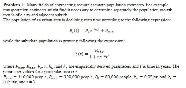 Solved Problem 1: Many fields of engineering require | Chegg.com
