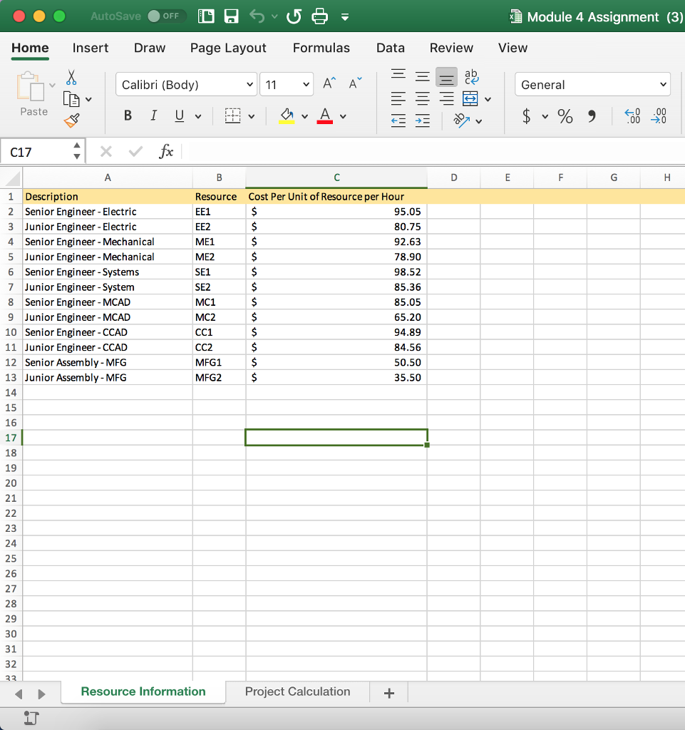 Solved AutoSave OFF US Module 4 Assignment (3) Home Insert | Chegg.com