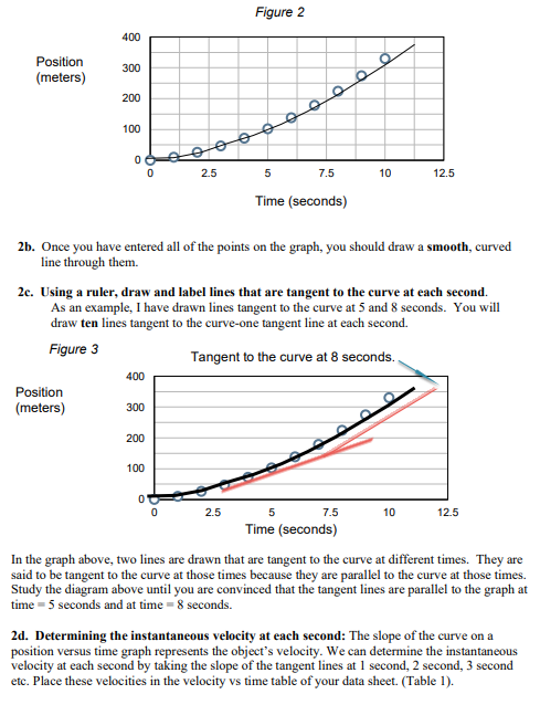 Solved Lab Position, velocity and acceleration Purpose: To | Chegg.com