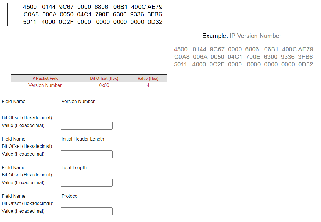 Solved Identify the offset and value allocated to the | Chegg.com
