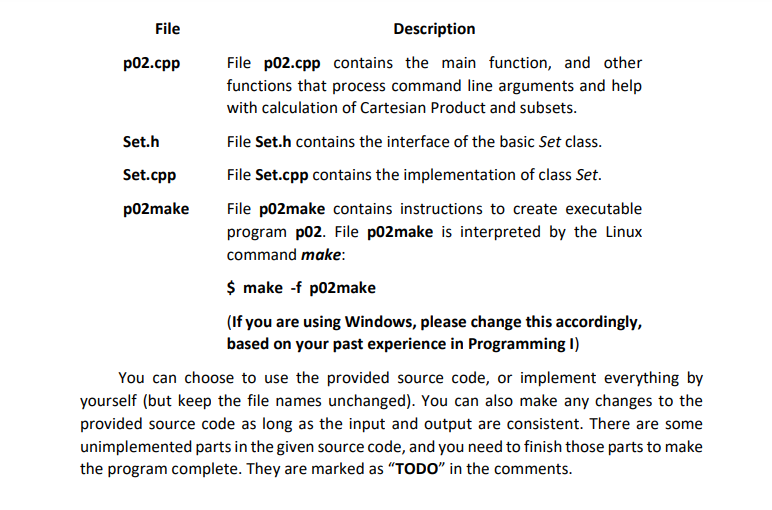 Solved 1. Basic Requirements There will be two input sets in | Chegg.com