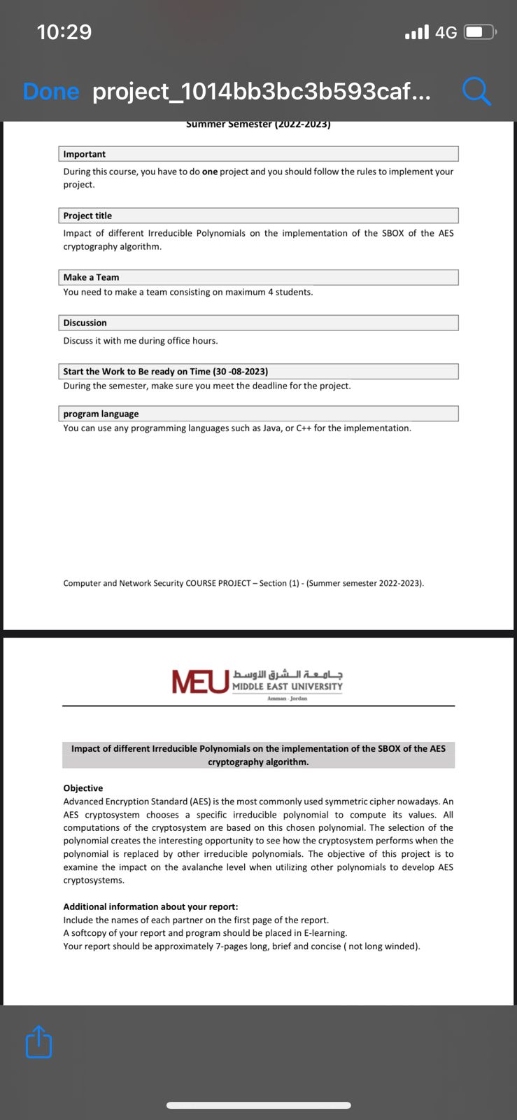 Solved project_1014bb3bc3b593caf... Summer semester | Chegg.com