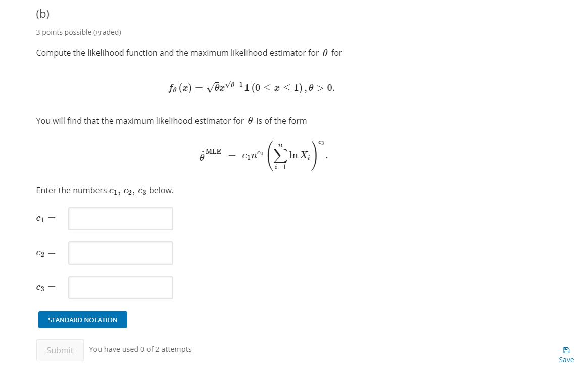 Solved 4 Maximum Likelihood Estimators Bookmark This Page