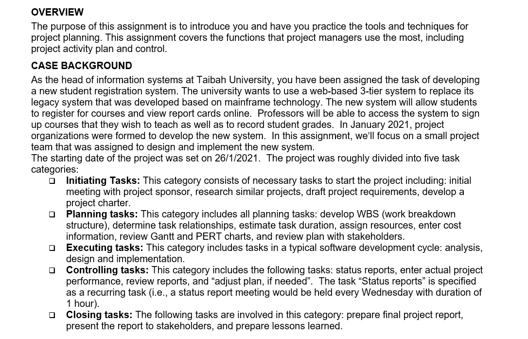 Solved OVERVIEW The purpose of this assignment is to | Chegg.com