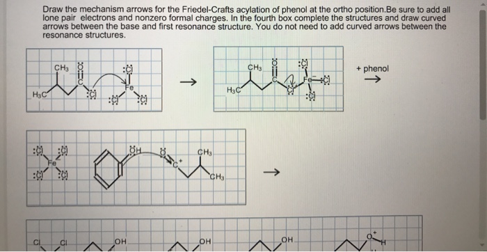 Solved draw the mechanism arrows for the friedel-crafts | Chegg.com