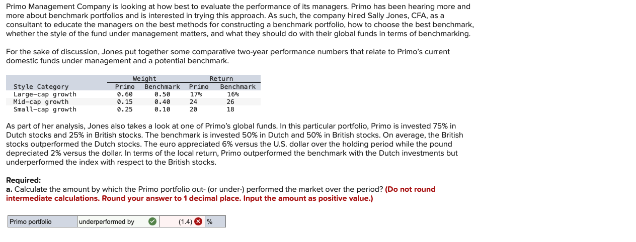 Solved Primo Management Company is looking at how best to | Chegg.com