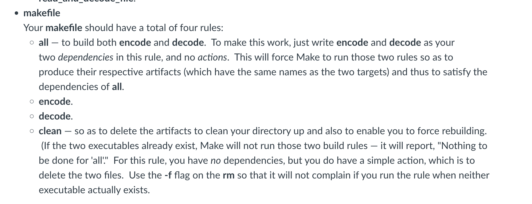 Solved This project implements a simple encoding and | Chegg.com