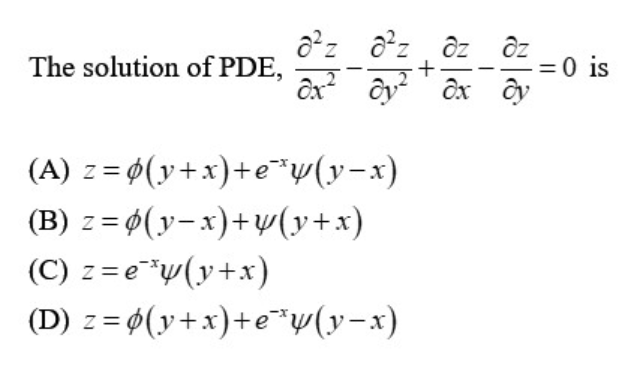 Solved The solution of PDE, | Chegg.com