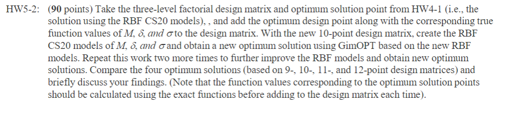 Solved 5-2: (90 points) Take the three-level factorial | Chegg.com