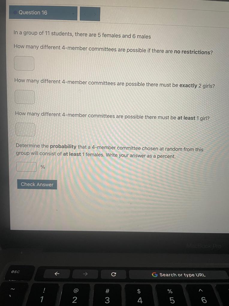 Solved In a group of 11 students, there are 5 females and 6 | Chegg.com