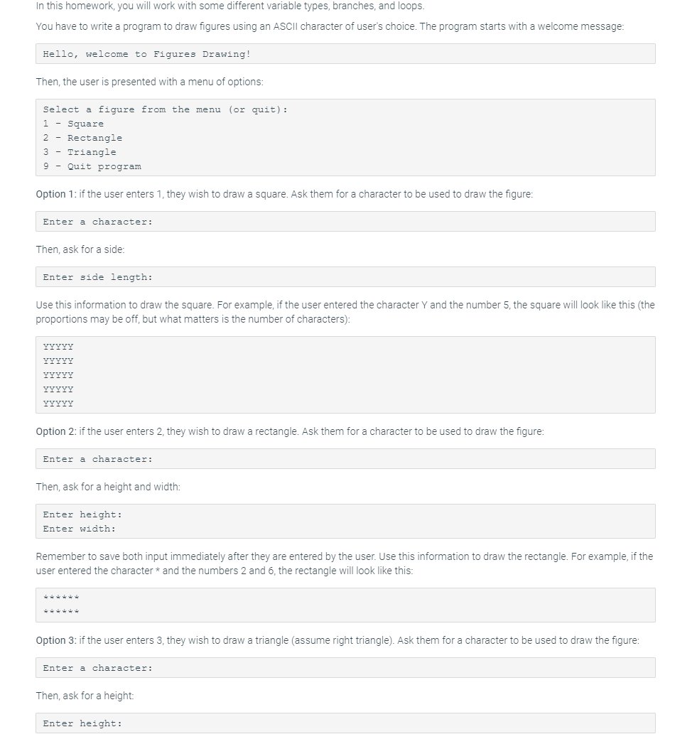 Solved In this homework, you will work with some different | Chegg.com
