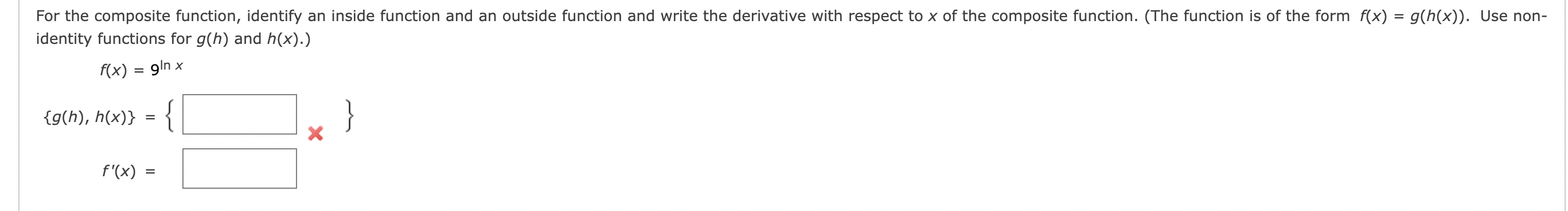Solved identify the inside and outside functions for g(h) | Chegg.com