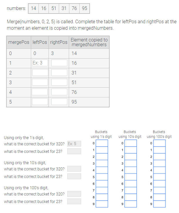 Solved numbers:Merge(numbers, 0,2,5 ) ﻿is called. Complete | Chegg.com