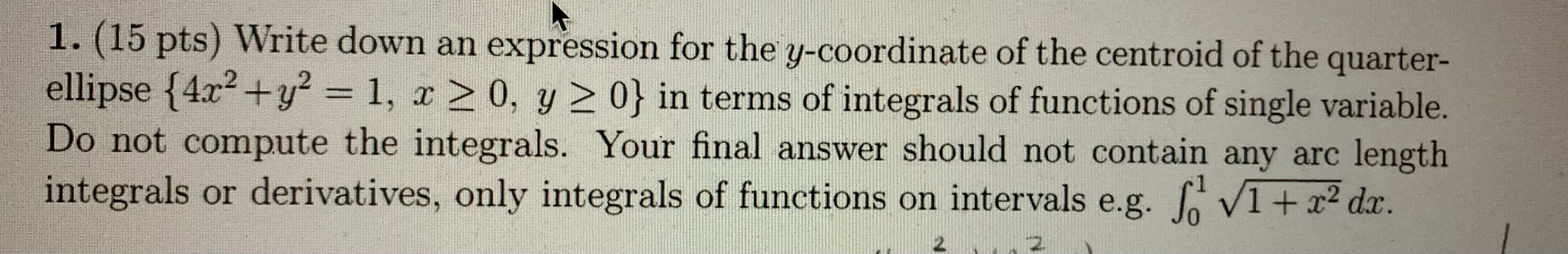 Solved (15 ﻿pts) ﻿Write down an expression for the | Chegg.com