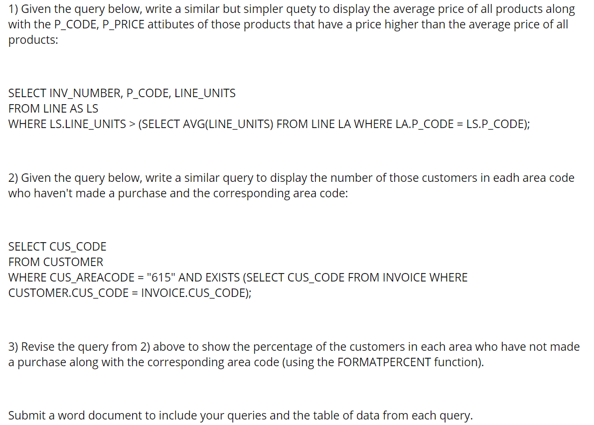 PRODUCT P_CODE- P_DESCRIPT + 11QER/31 Power | Chegg.com