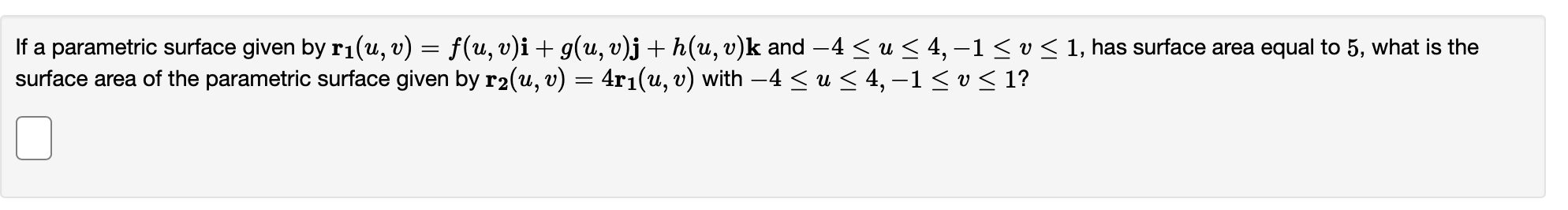 Solved f a parametric surface given by | Chegg.com
