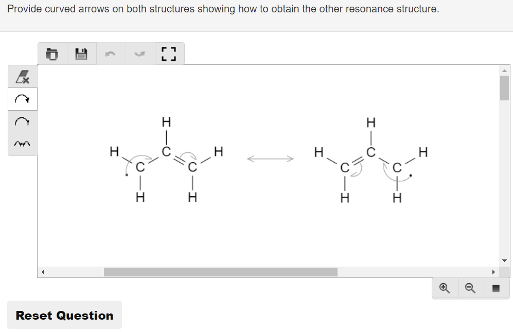 Solved Provide curved arrows on both structures showing how | Chegg.com