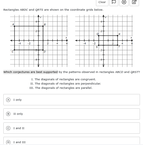 Solved Rectangles ABDC and QRTS are shown on the coordinate | Chegg.com